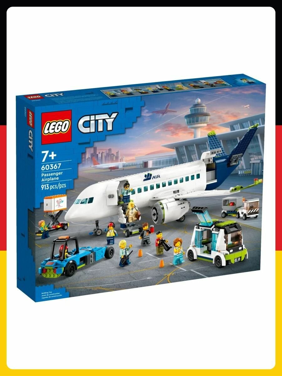 Конструктор LEGO 60367 City Пассажирский самолет