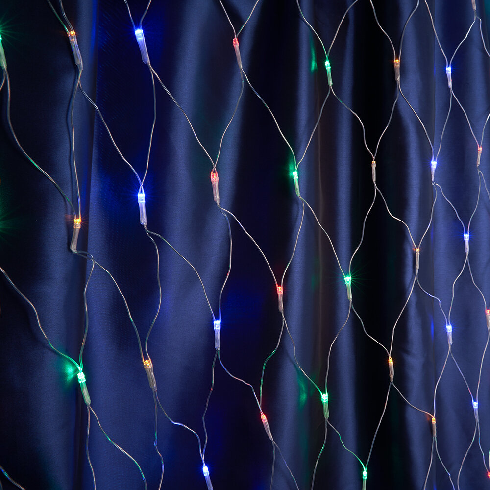 Светодиодная гирлянда новогодняя для дома Сеть / 2х2 м мультиколор / Feron CL30 32359