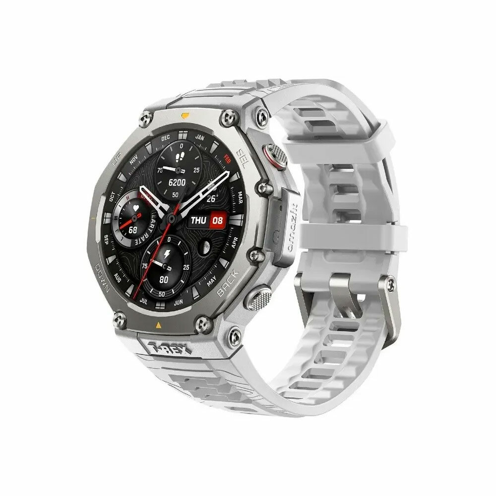 Умные часы Amazfit T-Rex 3, Haze Grey (Серебристый), AMOLED, 1.5", 480x480, Android/iOS