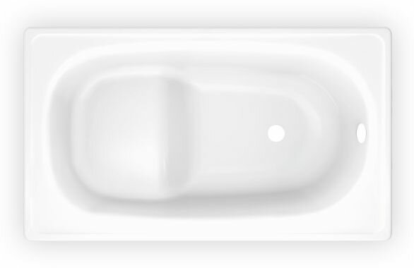 Стальная ванна BLB EUROPA MINI 120/70 B2SE22001 сидячая с опорами