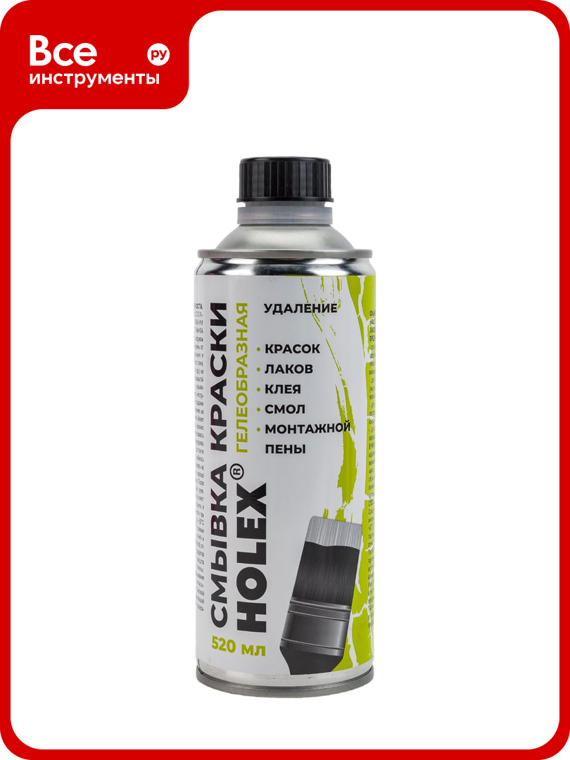 Смывка краски HOLEX гелеобразная, 520 мл HAS-9313, Способ применения
