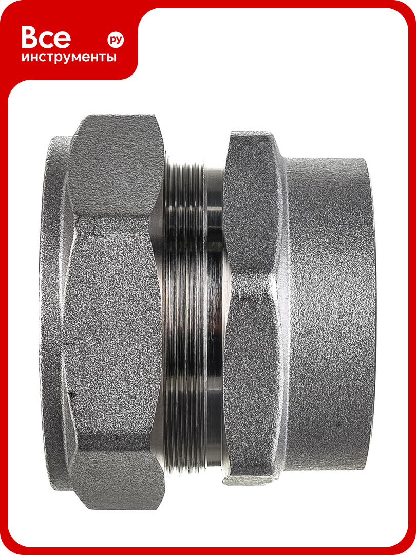 Муфта Lavita труба-вн. резьба усиленная V/S F 50х2 HP, никел V/S (F) 502" HP, никел, из нержавеющей, и труб