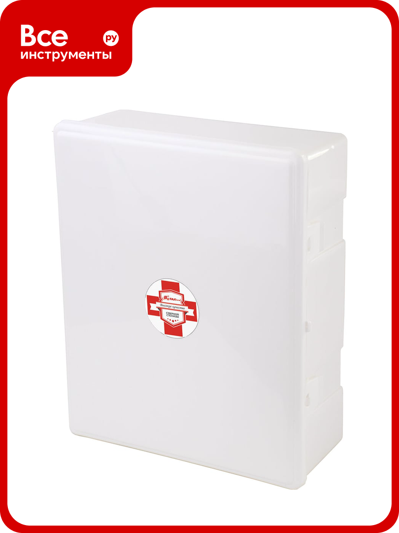 Аптечка первой помощи работникам офисмаг по приказу №262н, виталфарм, пластиковый шкаф 54122 631431