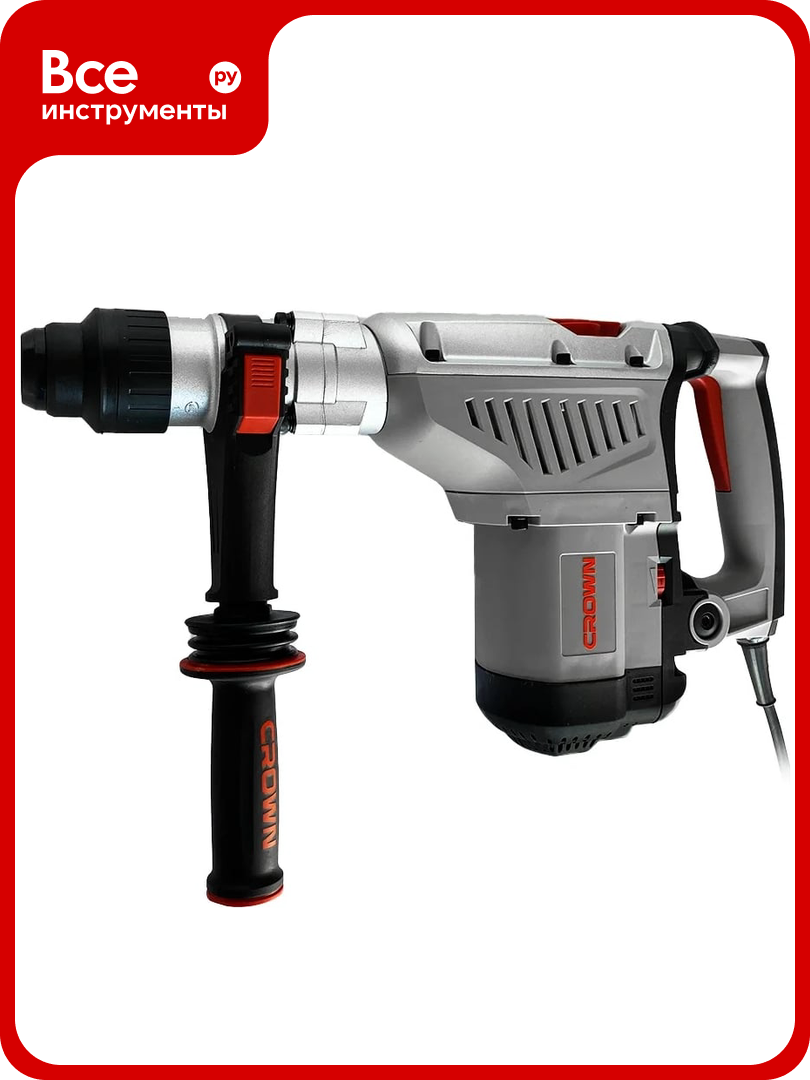 Перфоратор Crown 1350 Вт, 13 Дж CT18215V BMC, построен