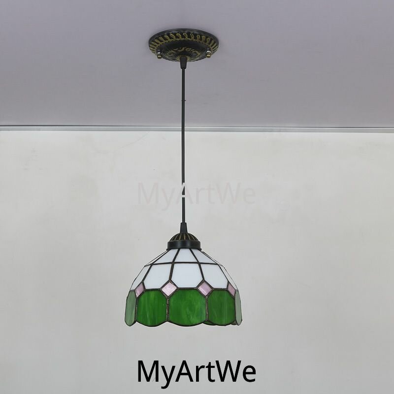 Люстра потолочная MyArtWe M88W Витражи от Тиффани 20 CM