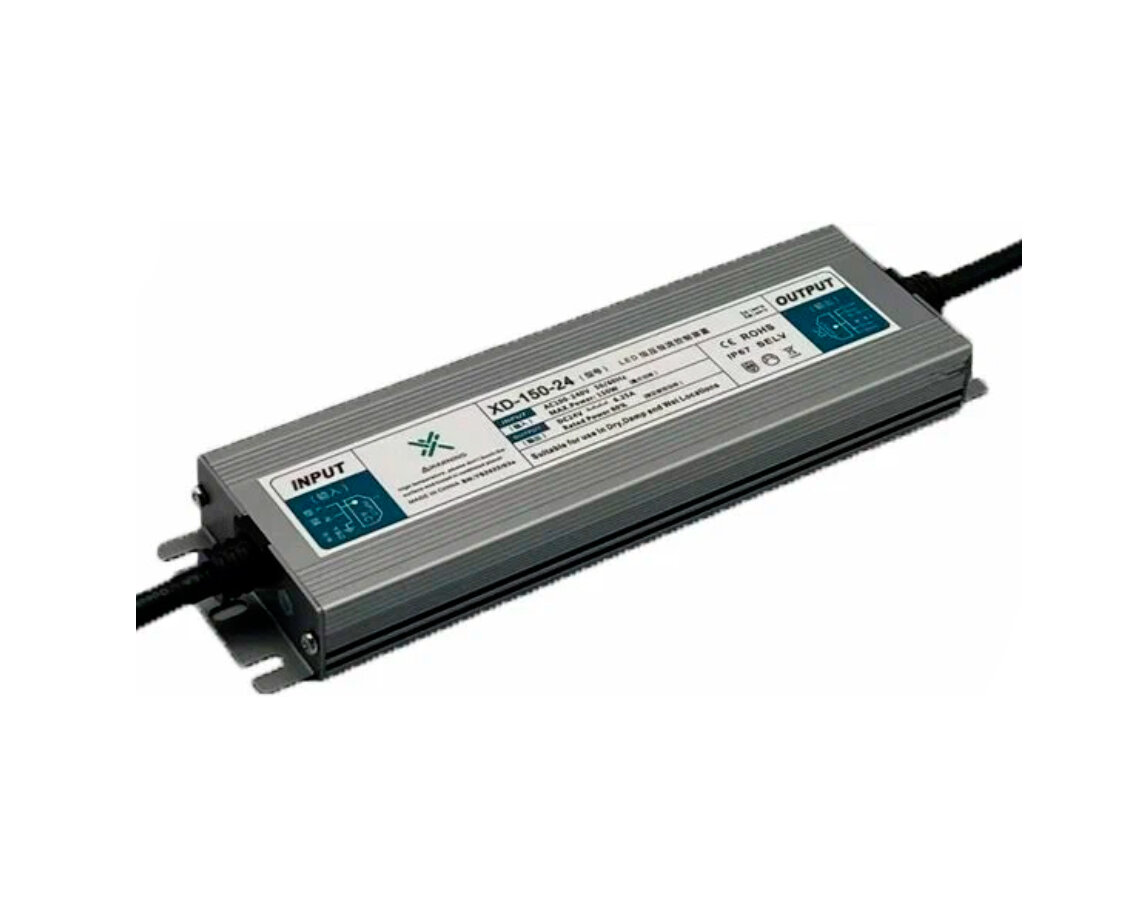 Трансформатор понижающий для прожекторов бассейна Poolmagic, мощность 200 Вт, 220/12 В DC, IP64