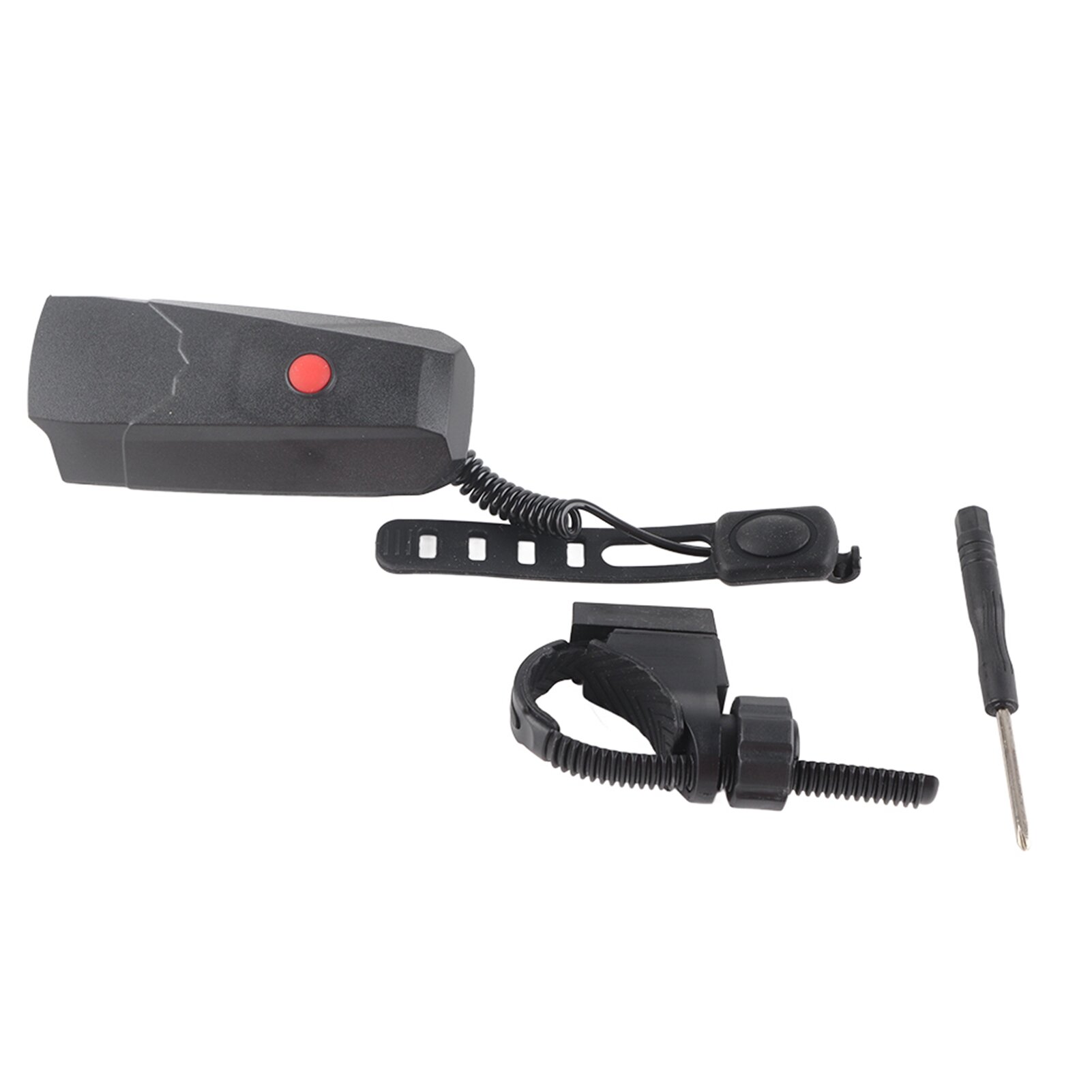 Велосипедный Гудок Электронный: 110 дБ Громкий Звук для Безопасности - Компактный 112 г Легкий Велосипедный Звонок с Универсальным Креплением для Руль 22-31.8 мм