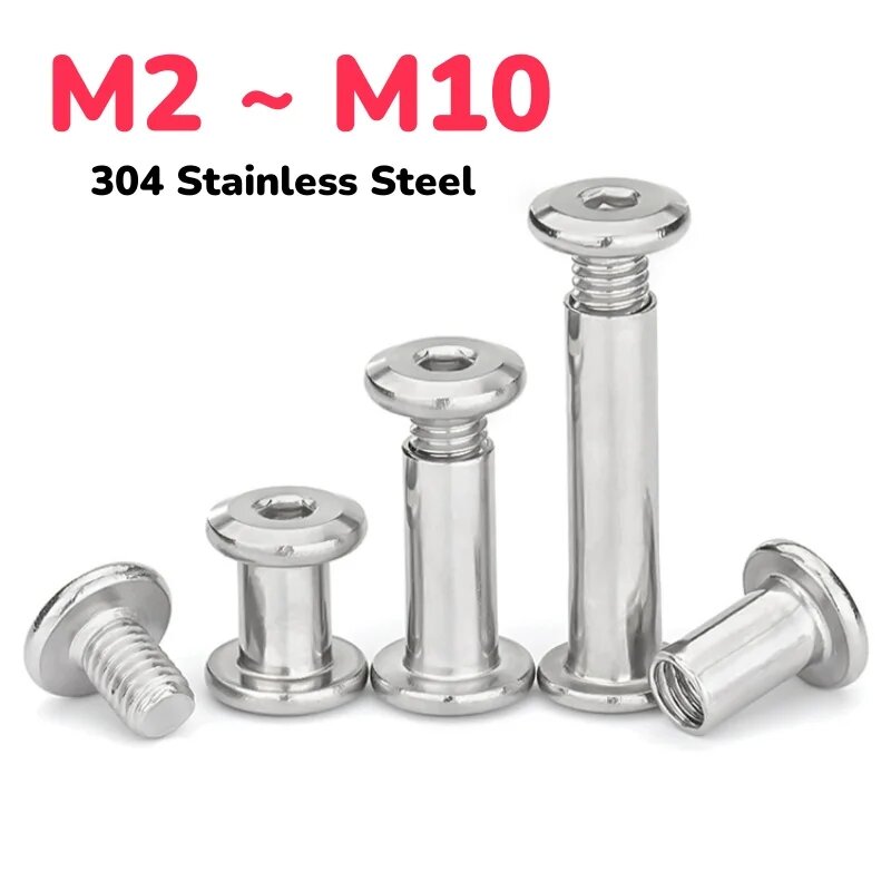 Набор винтов с шестигранной головкой М2-М10 из нержавеющей стали 304 M3(D4mm)-10set, 35 мм