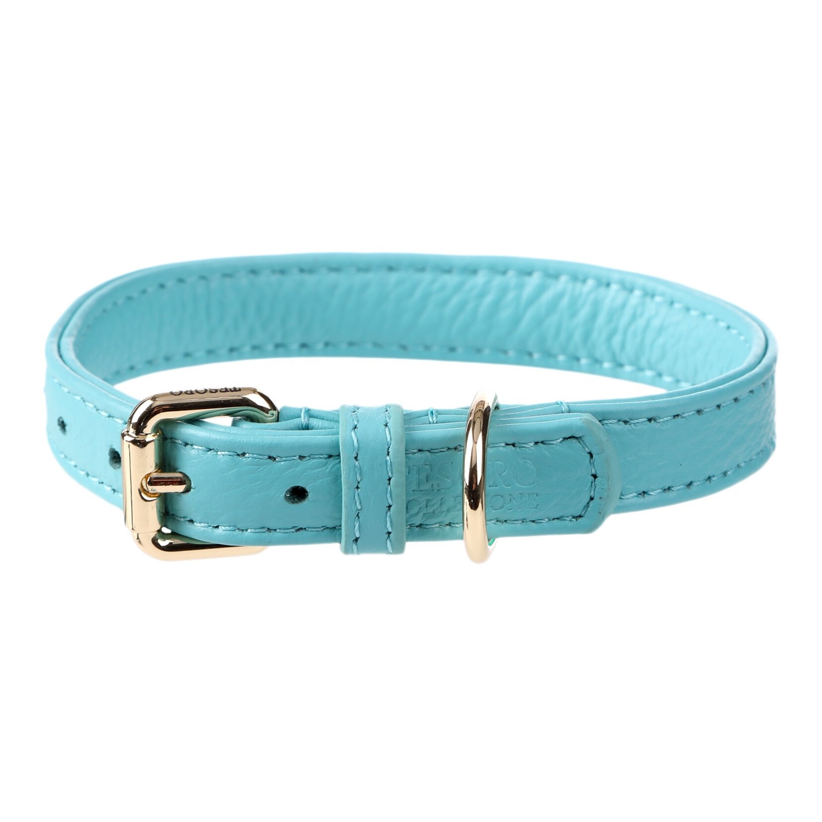 Ошейник для маленьких собак Tesoro, натуральная кожа