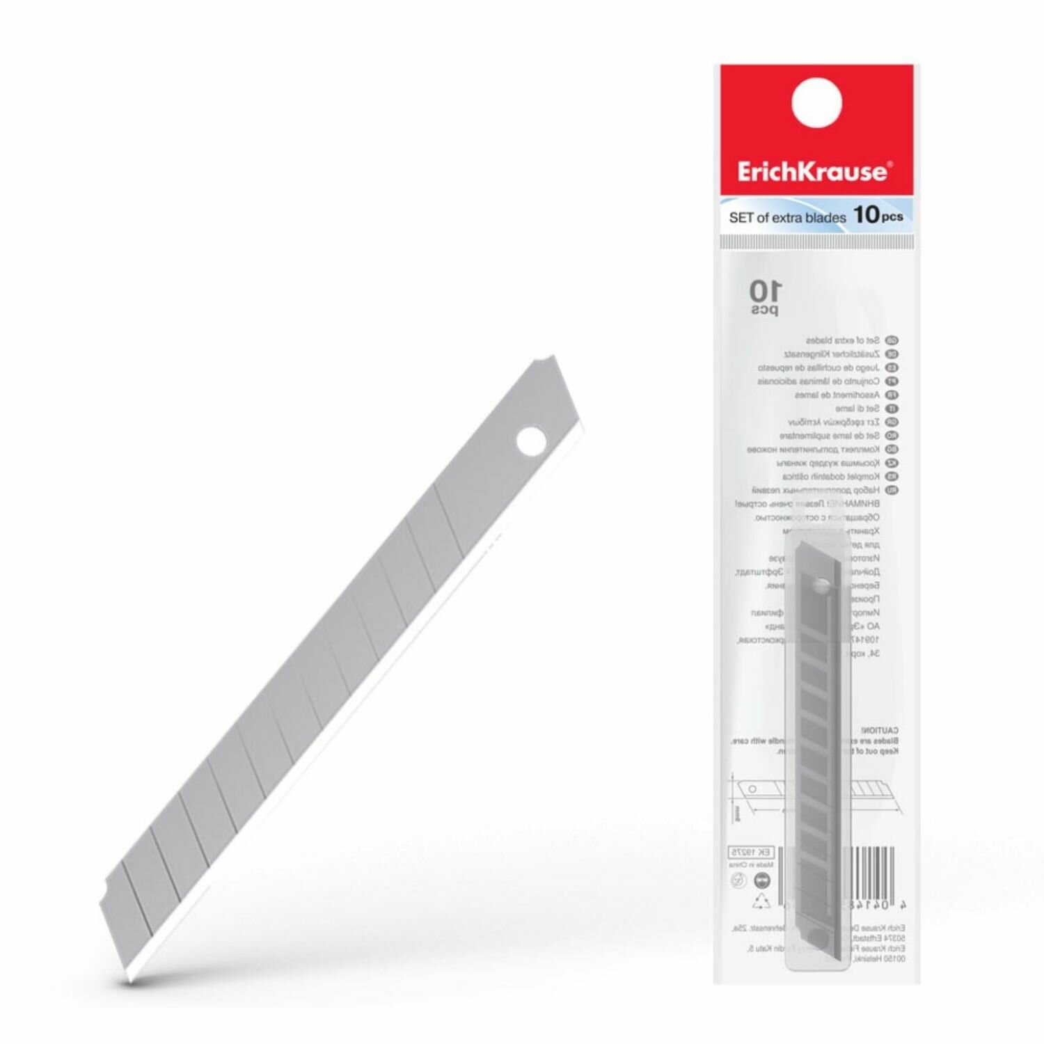 Лезвие сменное д канц. ножа 9мм, 10шт . Комплект из 3 наборов лезвий