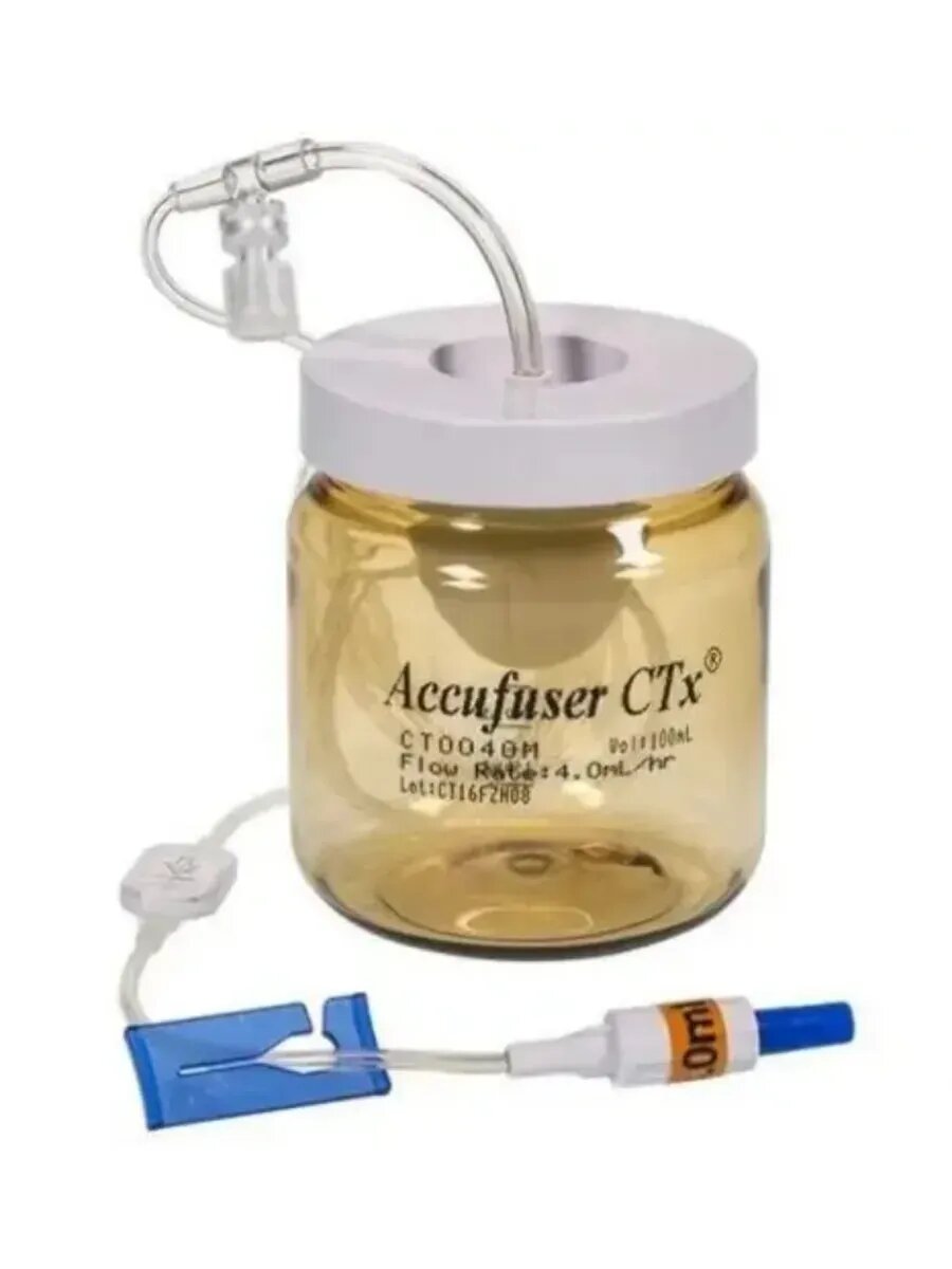 Помпа инфузионная accufuser стх непрерывная инфузия с постоянной скоростью 250 мл/скорость потока 5 гр мл/час