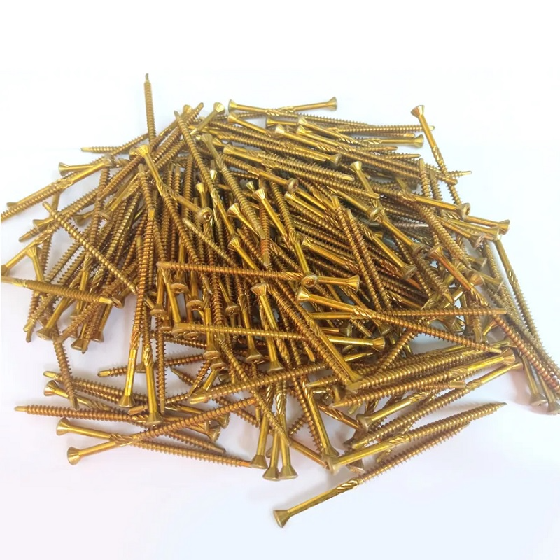 Саморез для массивной доски и паркета Ambrovit (Амбровит) желтый 3.2х60/39 TX10 (200 шт.)