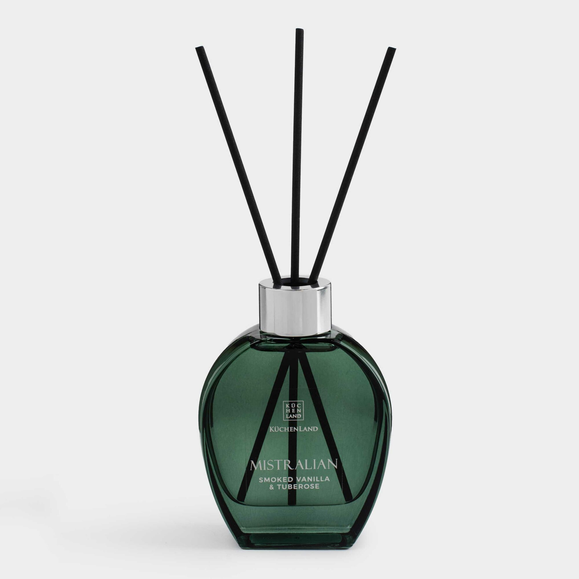 Ароматический диффузор, 100 мл, зеленый градиент, Smoked vanilla & tuberose, Mistralian