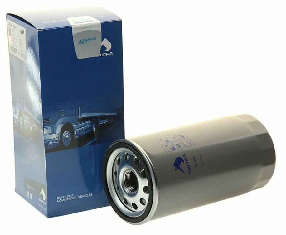 Фильтр масляный SAMPA 3314301 / VOLVO F12 FH16 FH FL10 FM / 21707132, 21170573, 471392.