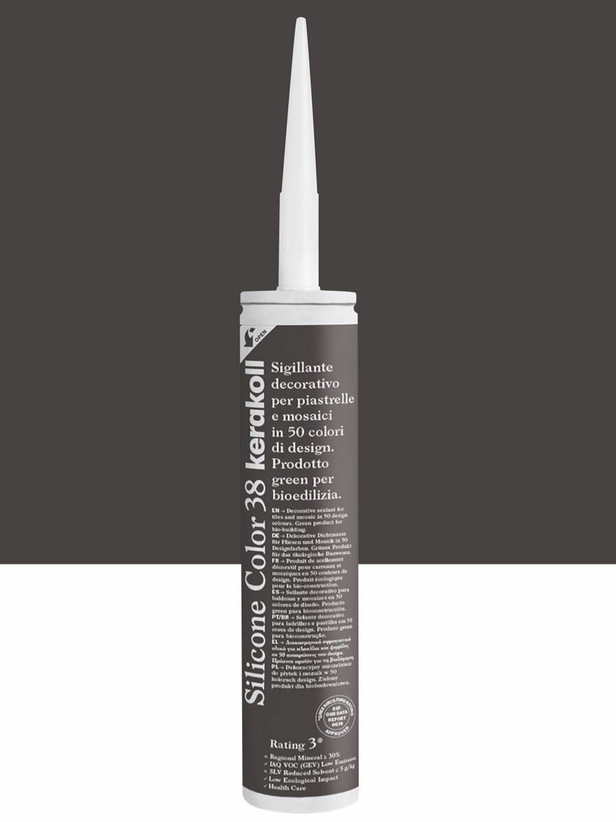 Герметик силиконовый декоративный Silicone Color Kerakoll, цвет 38, 310 мл.