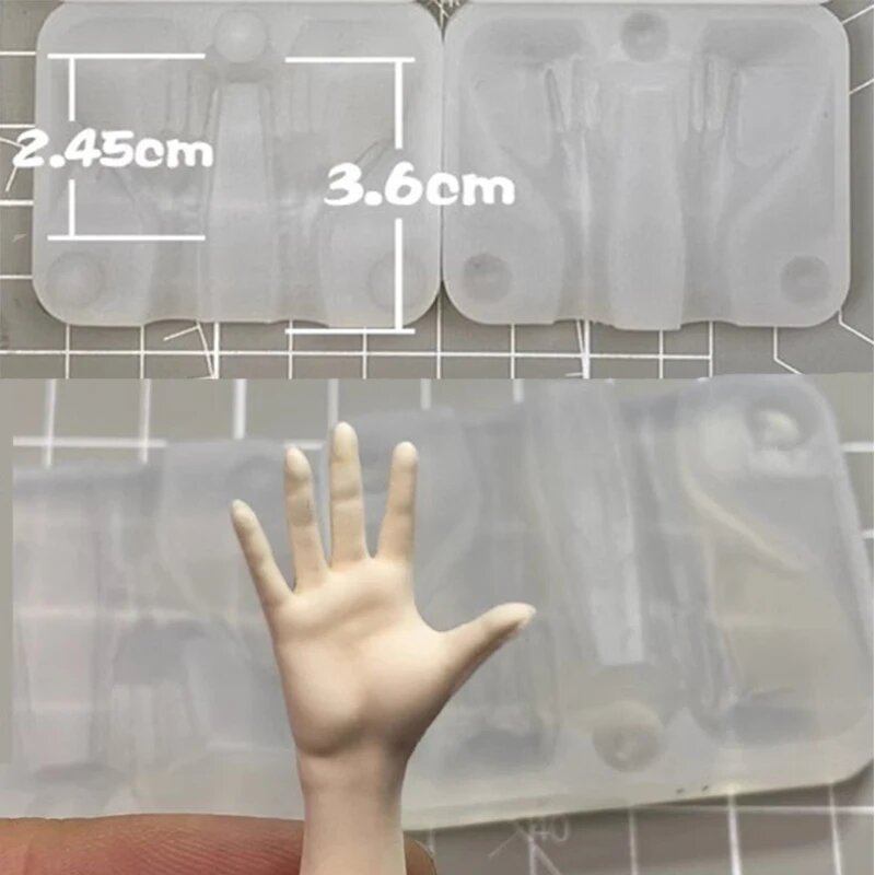 Силиконовая форма для рук для кукол women