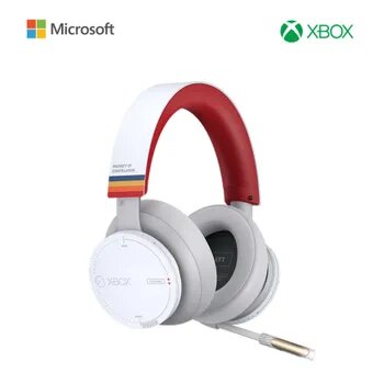 Xbox Наушники беспроводные с микрофоном Гарнитура Xbox Wireless Headset (Starfield Limited Edition), Bluetooth, USB Type-C, белый, красный