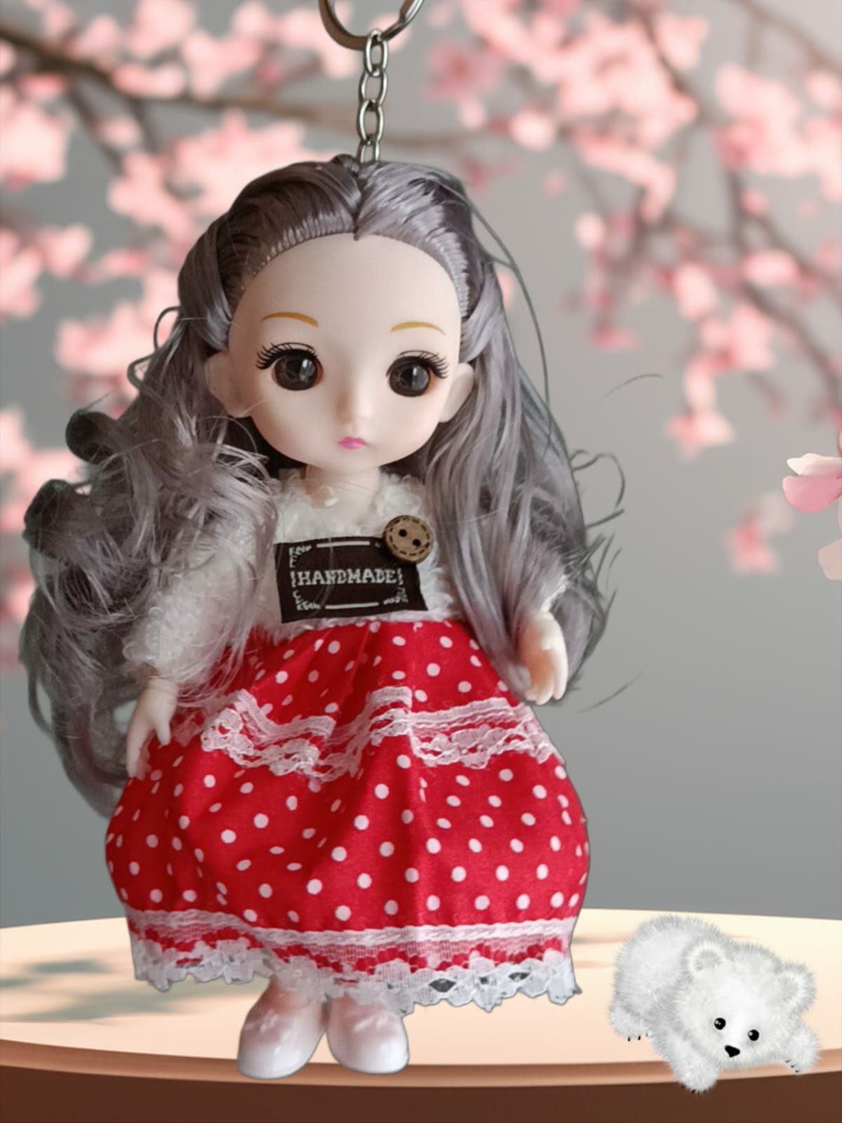 Кукла брелок 16см
