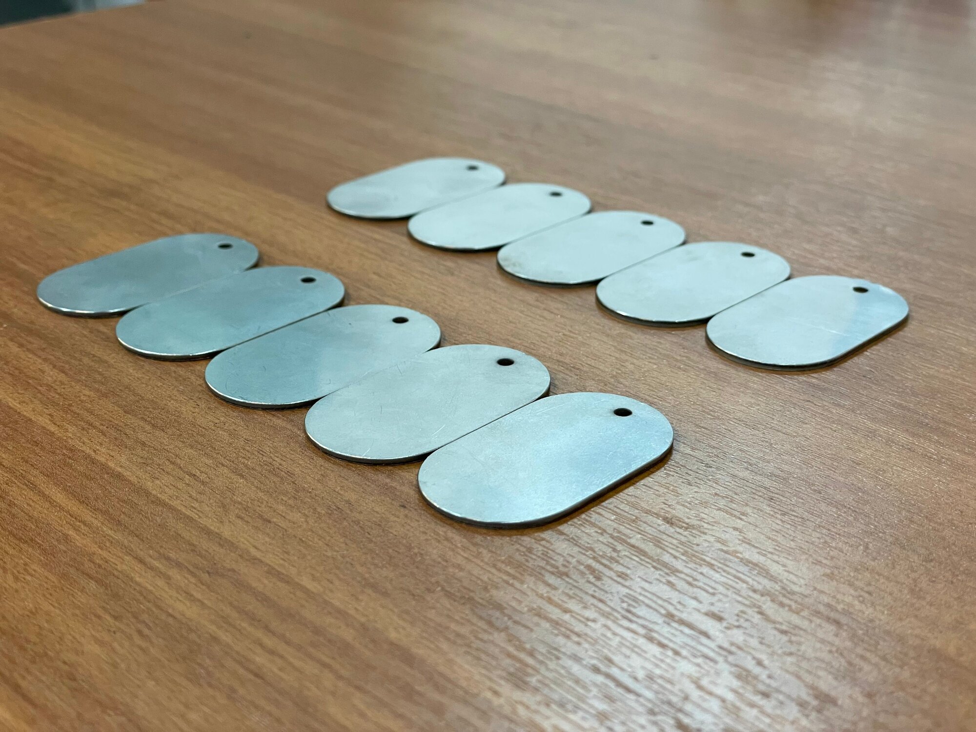 Жетоны из нержавейки 10шт.