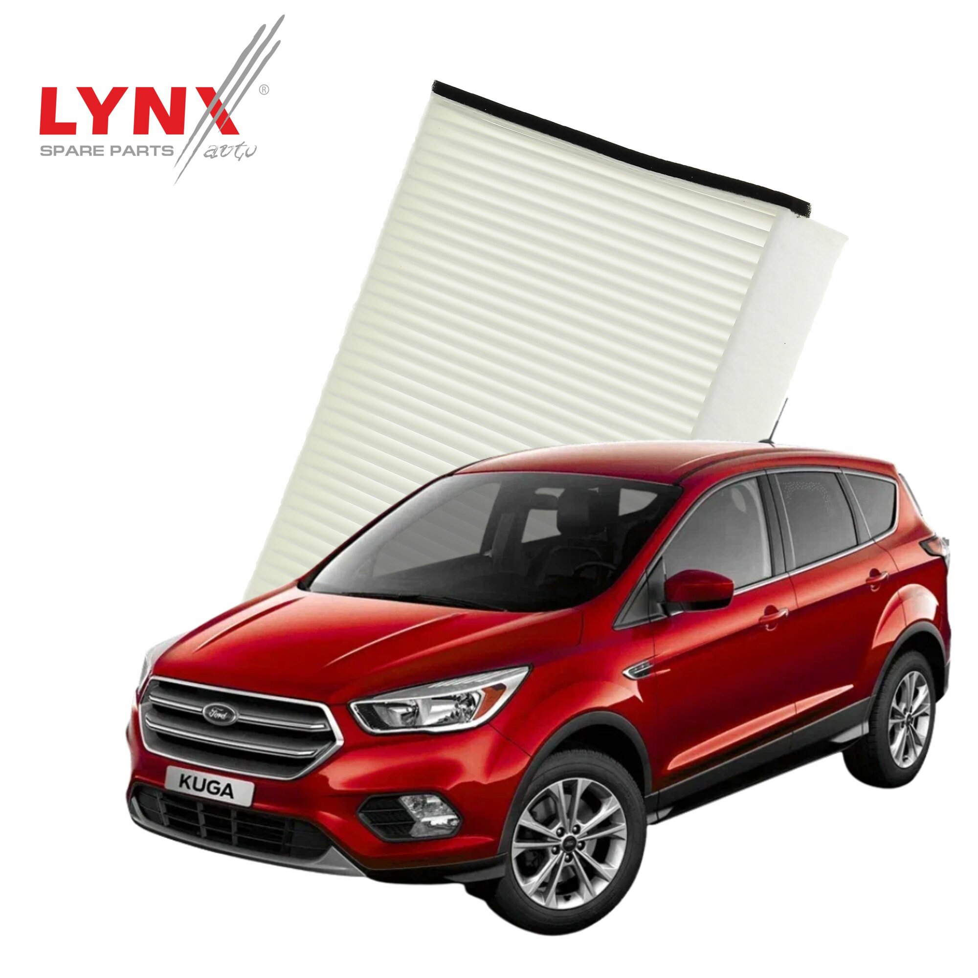 Фильтр салонный Ford Kuga (2) 2011 - 2019 1шт LYNXauto