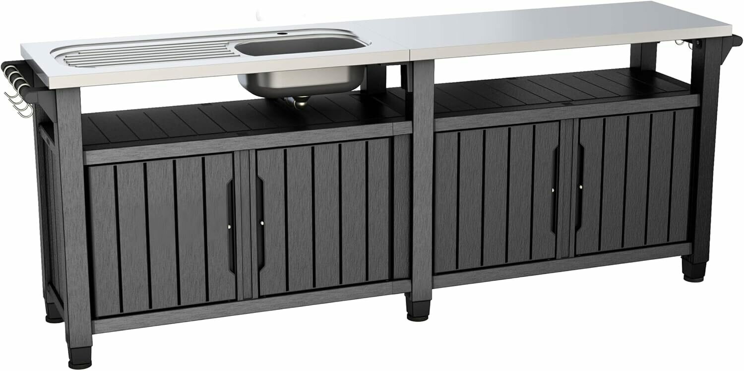 Стол для барбекю Keter Unity Chef graphite