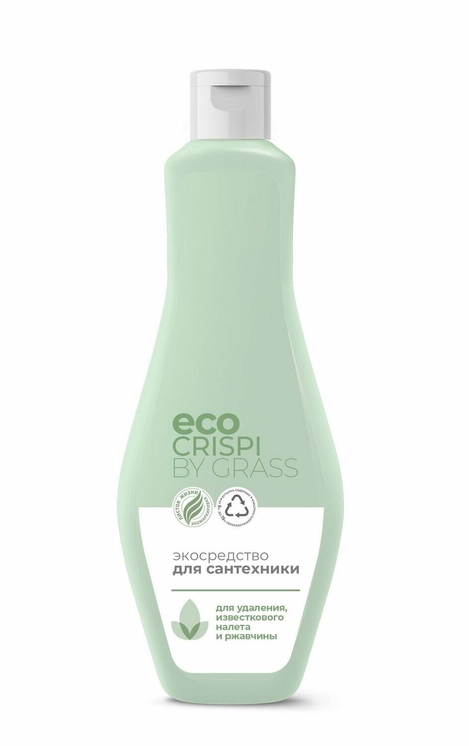 Чистящее средство для сантехники GRASS Crispi, Эко-средство, флакон, 500 мл (125715)