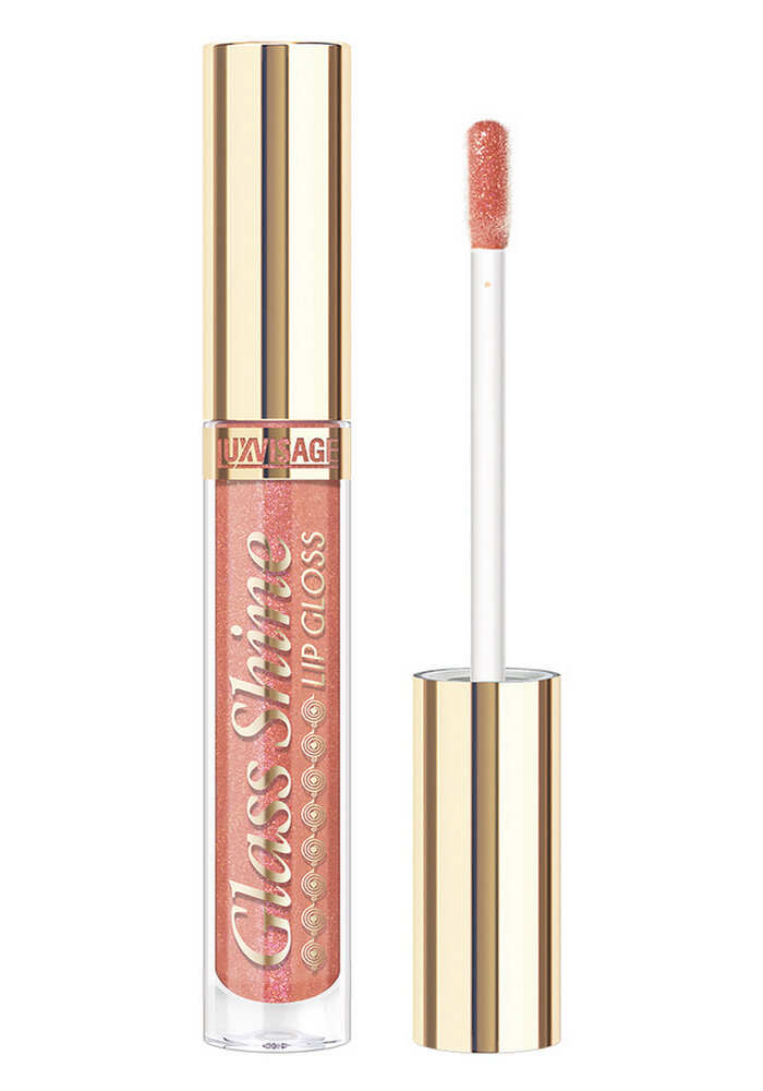 Luxvisage Glass Shine Сияющий блеск для губ с эффектом объема 2,8 г. №25 spicy rose