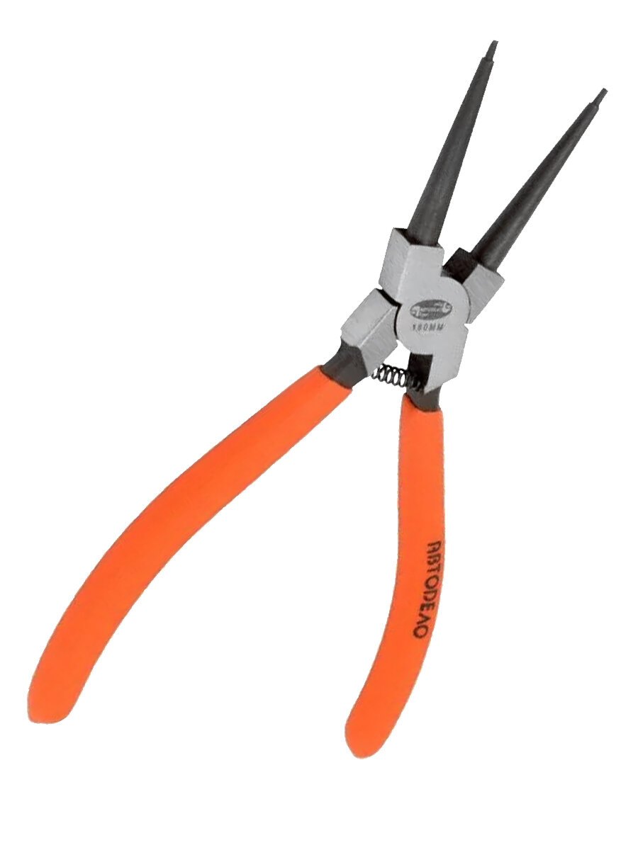 Зажим для стопорных колец 180мм прямой АвтоDело 30412