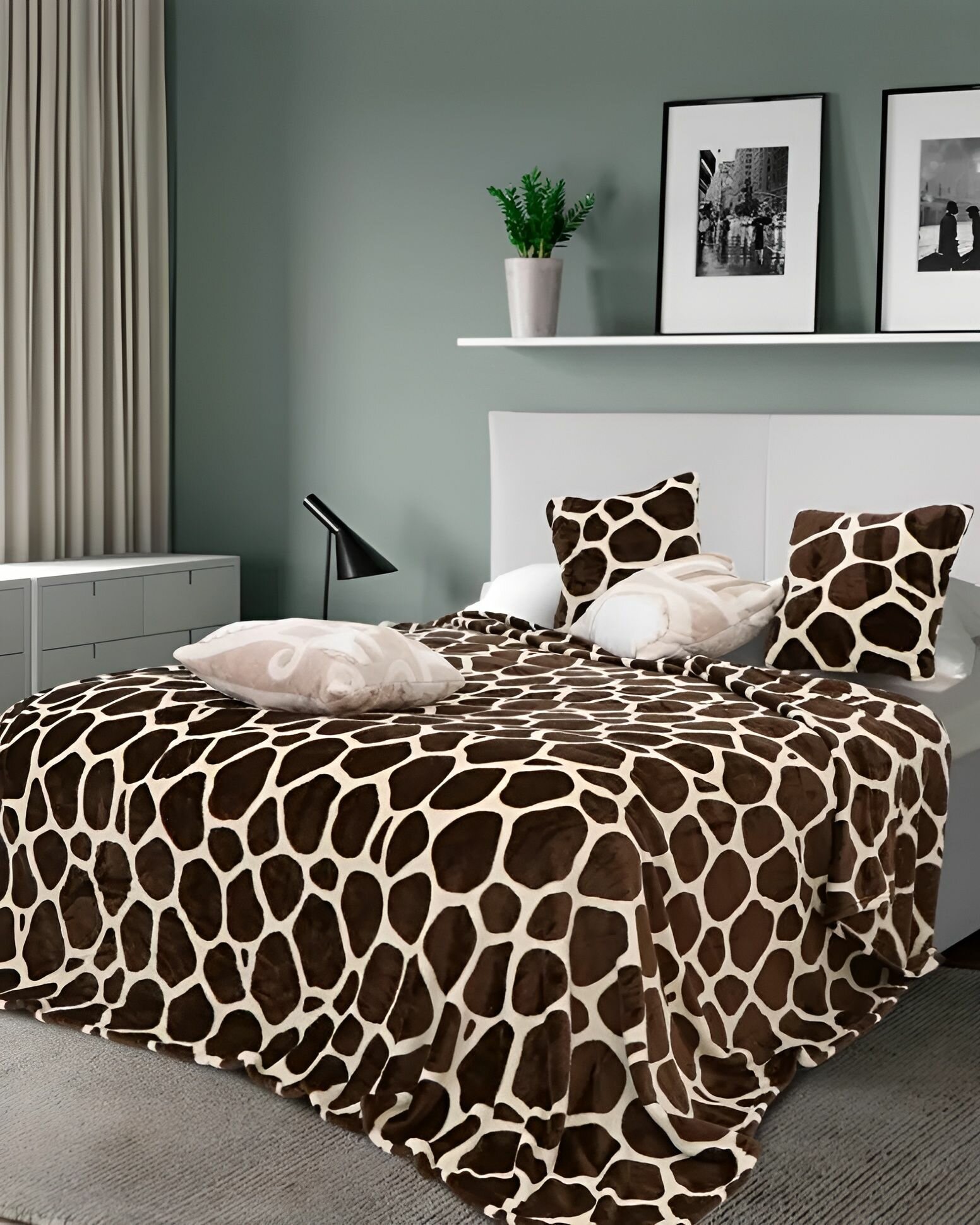 Мягкий и Теплый Плед На Диван, Кровать, Кресло. Предмет декора интерьера для дома, квартиры, дачи.