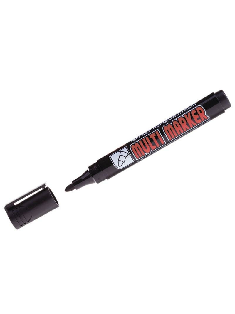 Маркер Crown Multi Marker CPM-800 перманентный, пулевидный наконечник, 3 мм, черный {002676} 1 шт