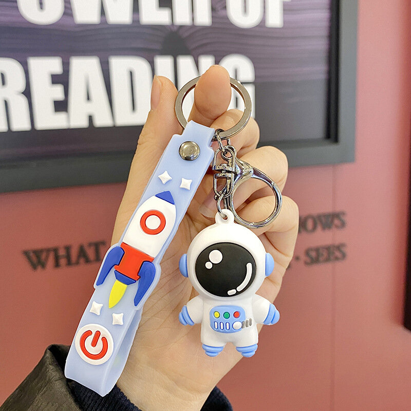 Брелок в виде мультяшного космонавта, милый кулон в виде куклы-космонавта для рюкзака, аксессуар для сумочки.