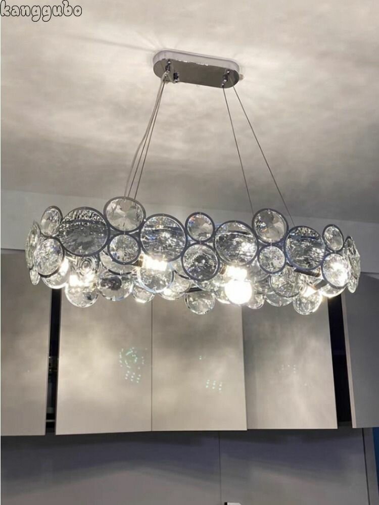 Люстра из прозрачного хрусталя Bubble