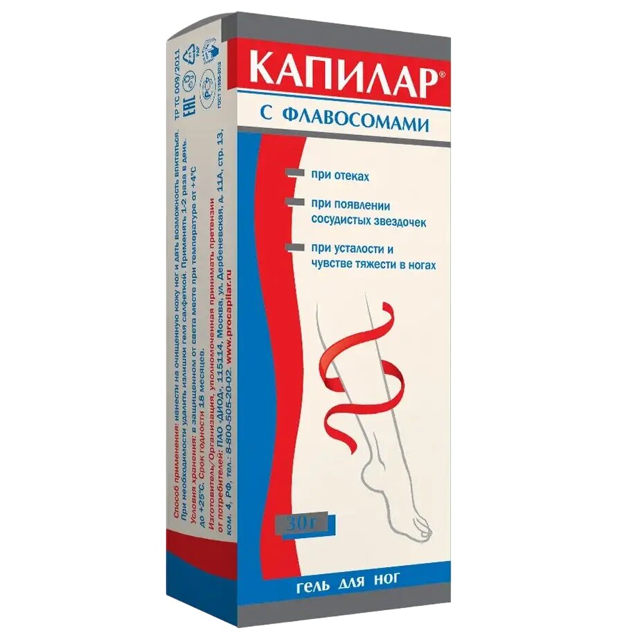 Капилар гель для ног 30 мл 1 шт