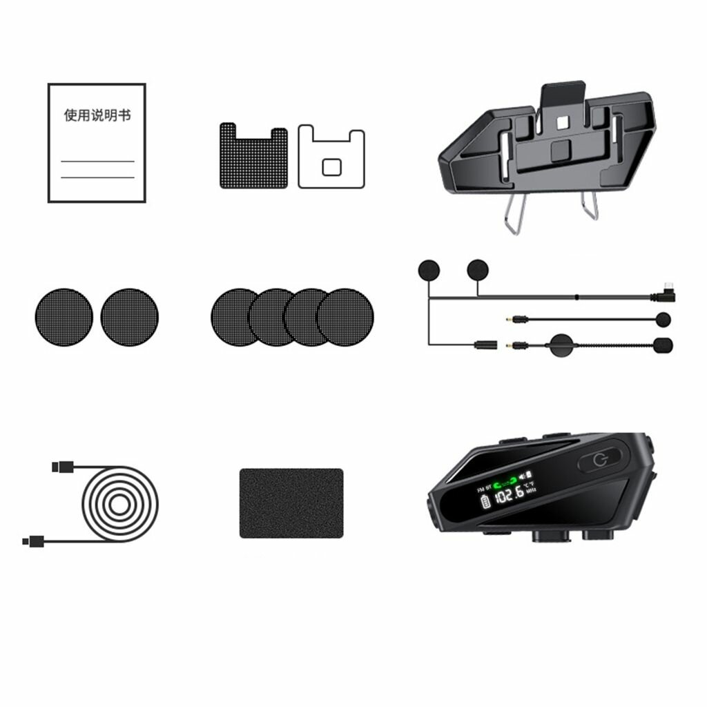 Водонепроницаемая и шумоподавляющая bluetooth-гарнитура для мотоциклетного шлема
