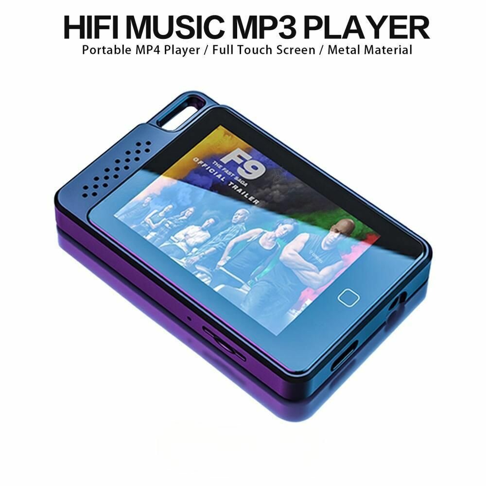 Высокое качество музыки MP3 плеер Bluetooth 5.0 сенсорный экран многофункциональный MP4 видео плеер портативный FM / электронная книга / запись