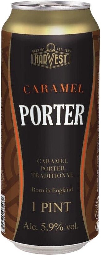 Пиво Ceska Pinta, "Harvest" Caramel Porter, in can, 568 мл