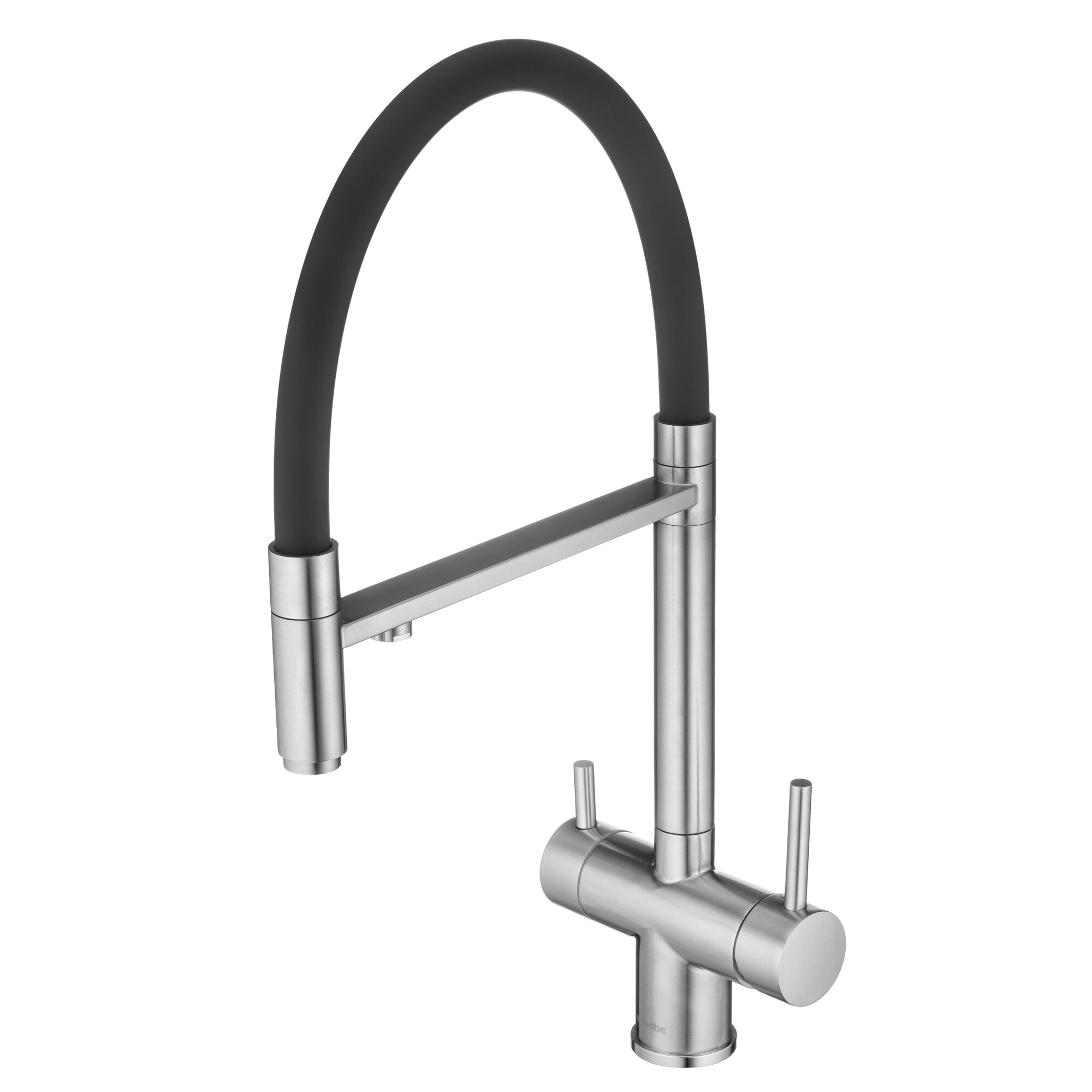 Смеситель для кухни с каналом для фильтрованной воды с гибким изливом Swedbe