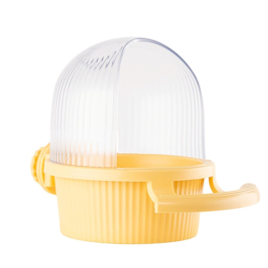 Большая подвесная кормушка для попугаев, волнистых попугайчиков и корелл с жердочкой