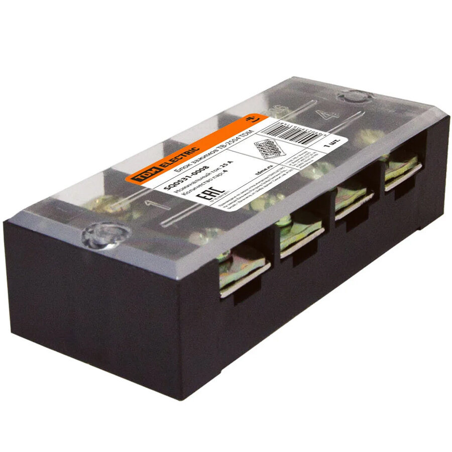 Набор Блок зажимов ТВ-2504 TDM ELECTRIC {SQ0531-0008} 1 шт (2 шт)