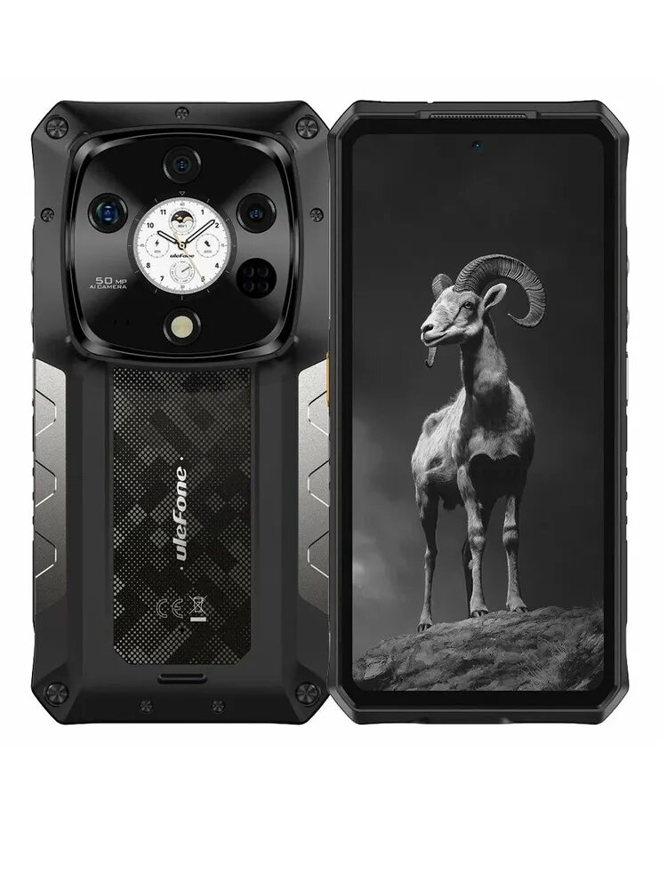Смартфон Ulefone Armor 28 Pro Ростест (EAC) 16/512 ГБ, 6.95", черный