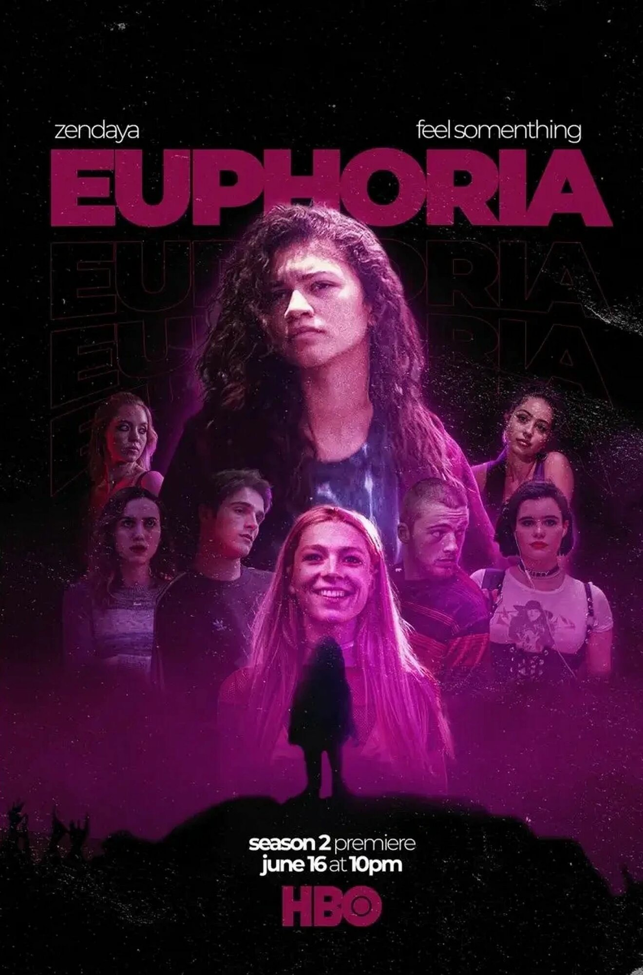 Плакат, постер Euphoria, сериал. Эйфория на холсте, размер 21х30см