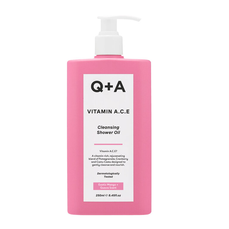 Q+A VITAMIN A.C.E Cleansing Shower Oil Масло для душа VITAMIN A. C. E 250 мл
