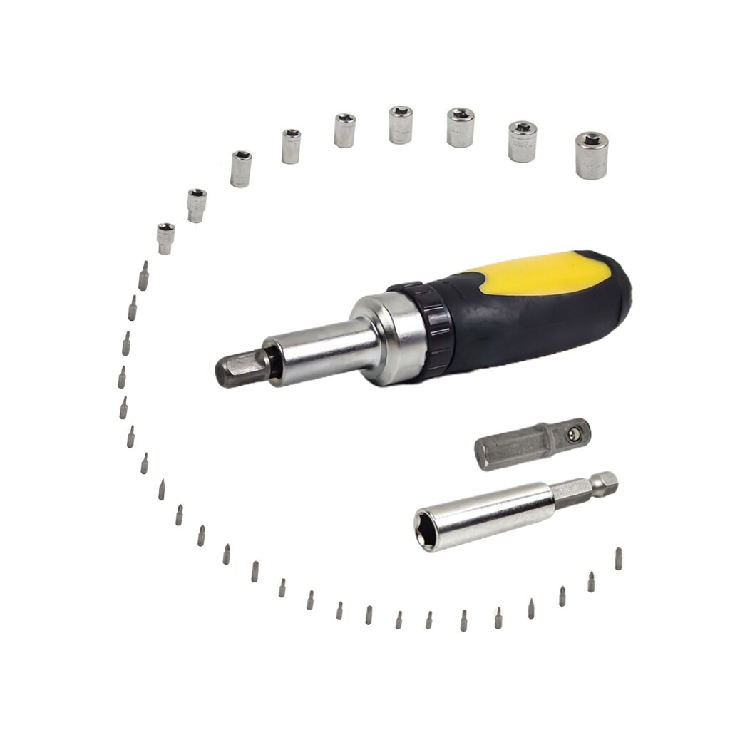 Набор отверток с храповым механизмом Multi-Bit, магнитные головки, прецизионные отвертки, инструмент для ремонта мебели, автомобильной электроники