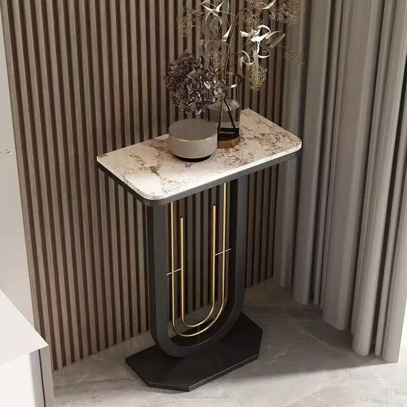 Итальянская кованая мебель для прихожей в современном минималистском стиле, консольная полка, 40x30x75 см