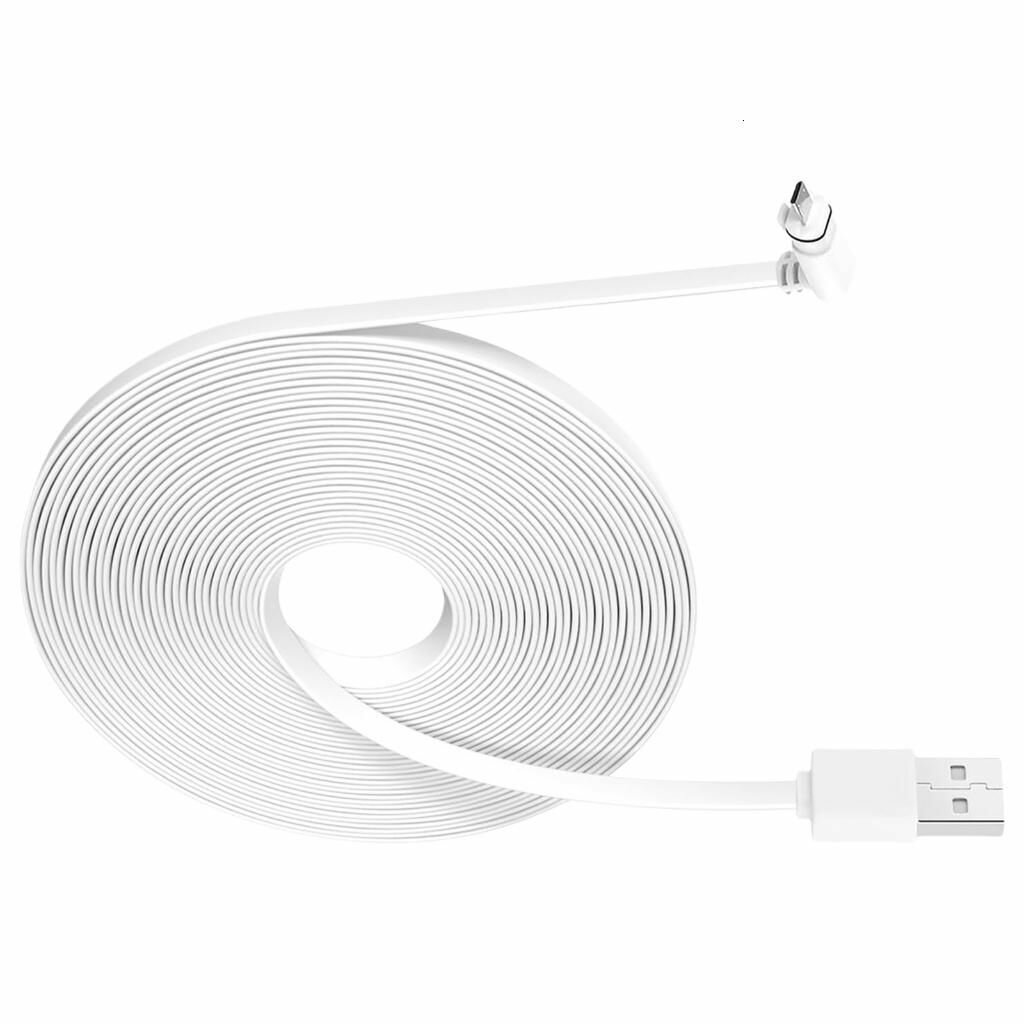 Водонепроницаемый кабель для зарядки камеры длиной 10 м с угловым USB-разъемом, 10 m
