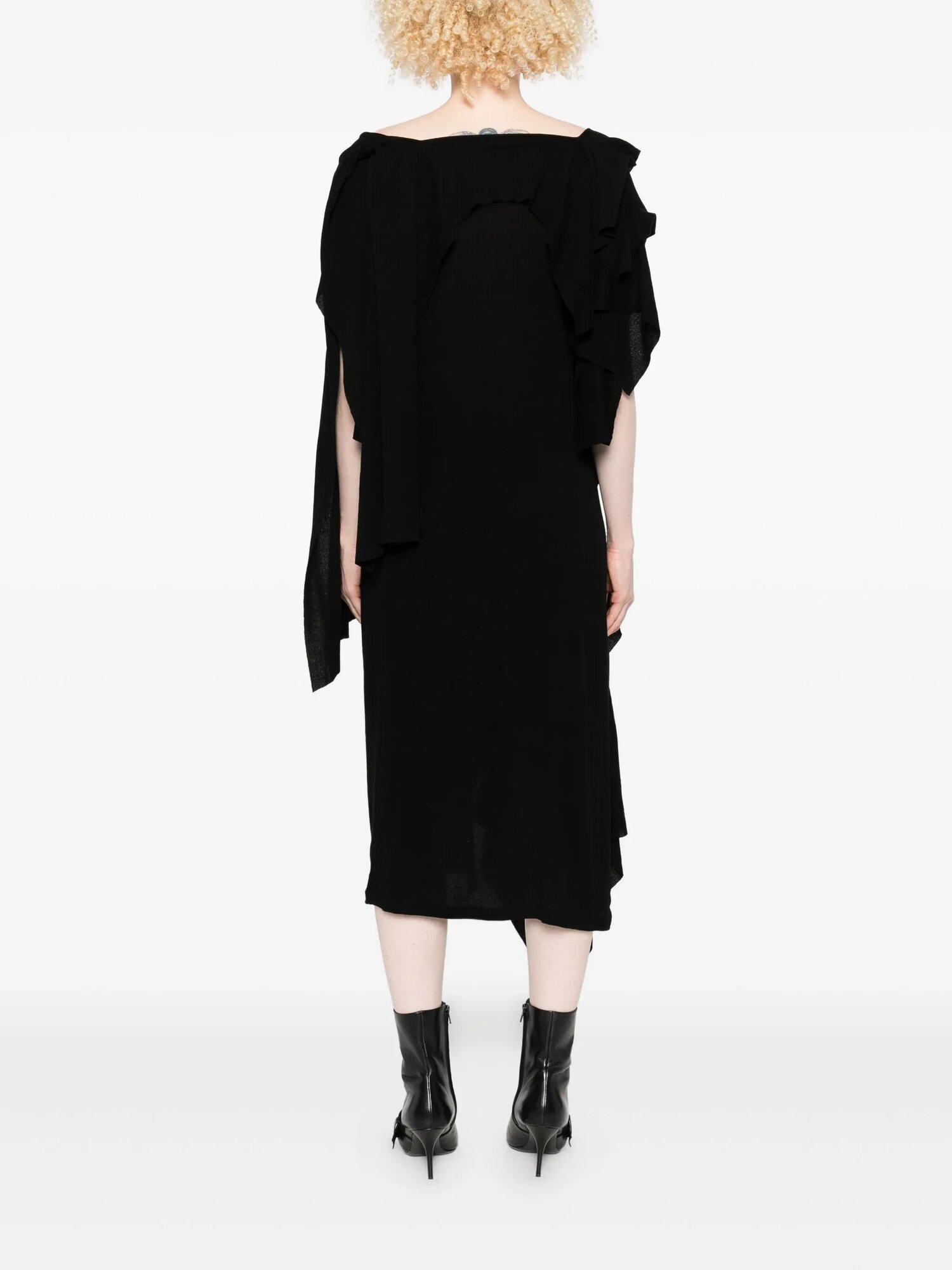 Платье Yohji Yamamoto, размер 44, черный — фото 1