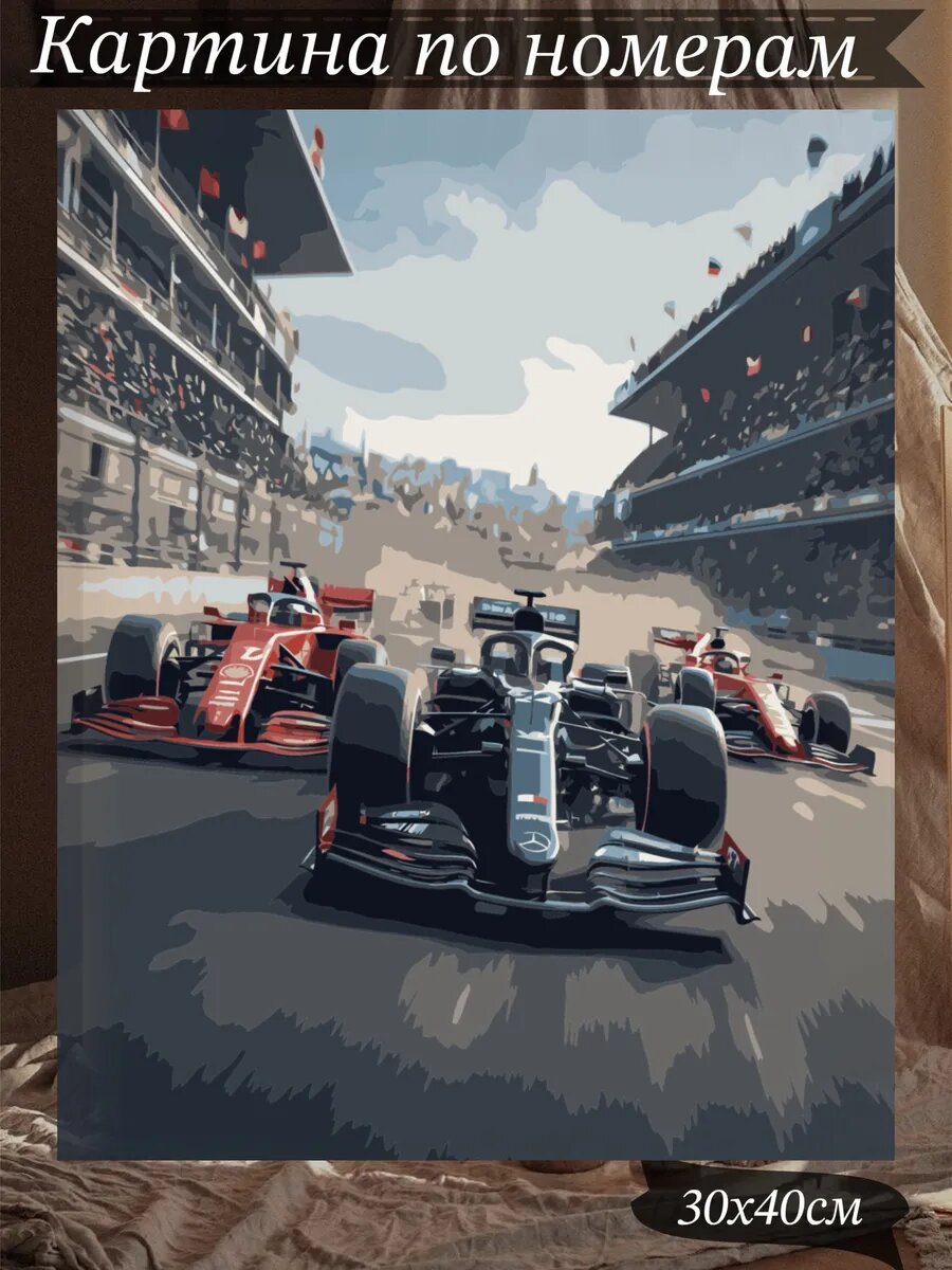 Картина по номерам формула 1