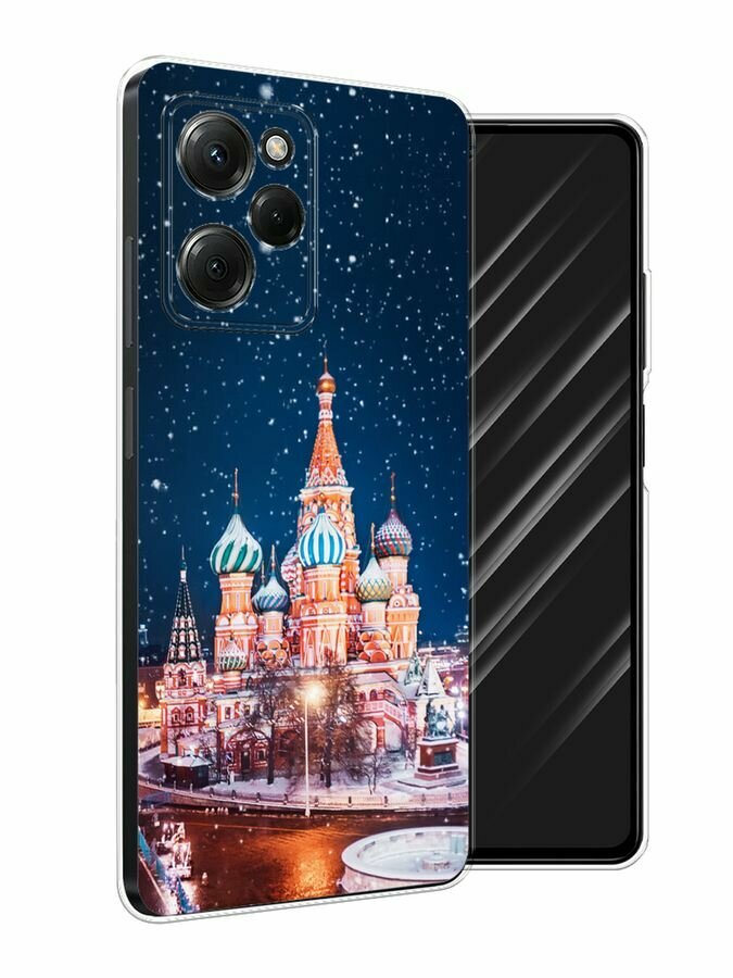 Чехол на Xiaomi Poco X5 Pro 5G / Сяоми Поко X5 Про 5G с принтом "Москва 1"