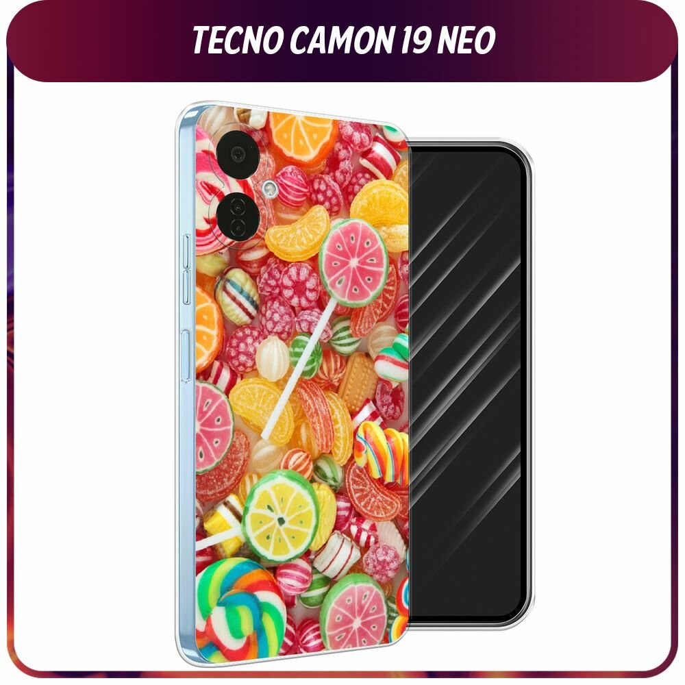 Чехол на Tecno Camon 19 Neo / Техно Камон 19 Нео с принтом Вкусняшки