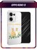 Чехол на Oppo Reno 13 / Оппо Рено 13 с принтом "Весенние кролики", прозрачный